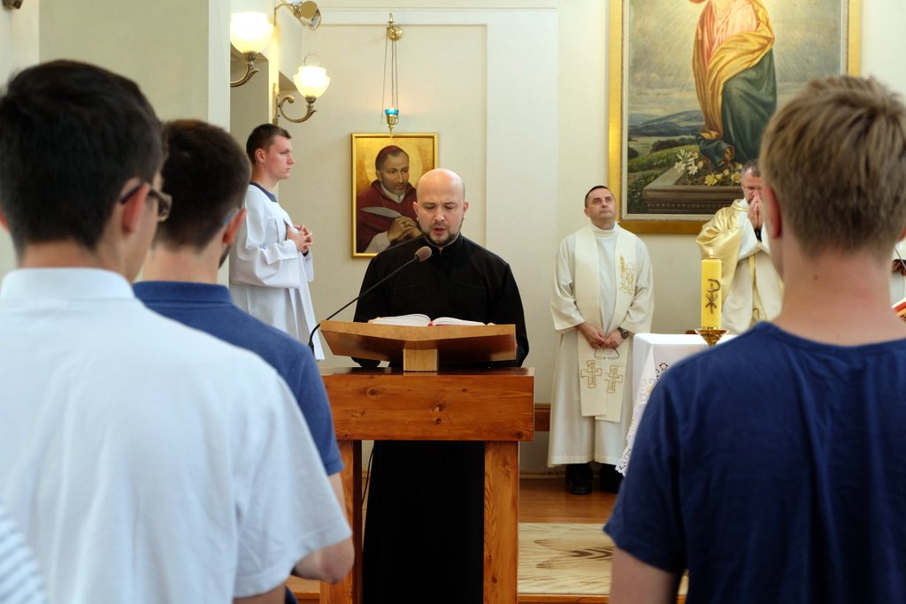 Lubaszowa: nowa grupa nowicjuszy - Prowincja Warszawska Redemptorystów